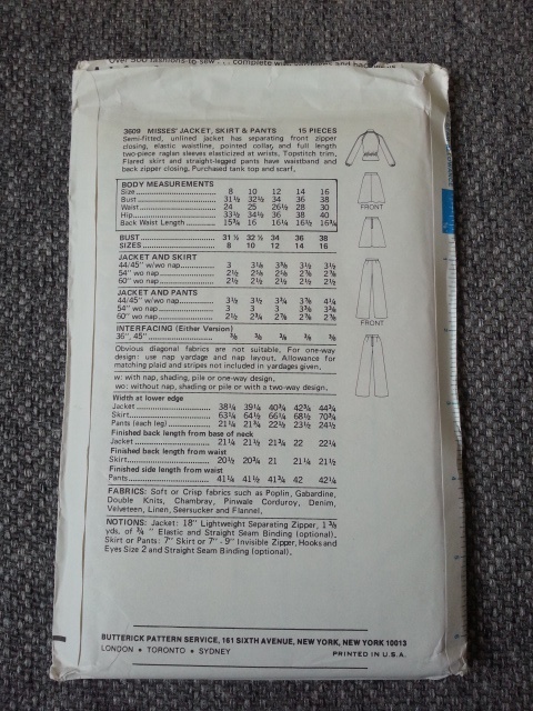 Butterick 3609 - Epla.se